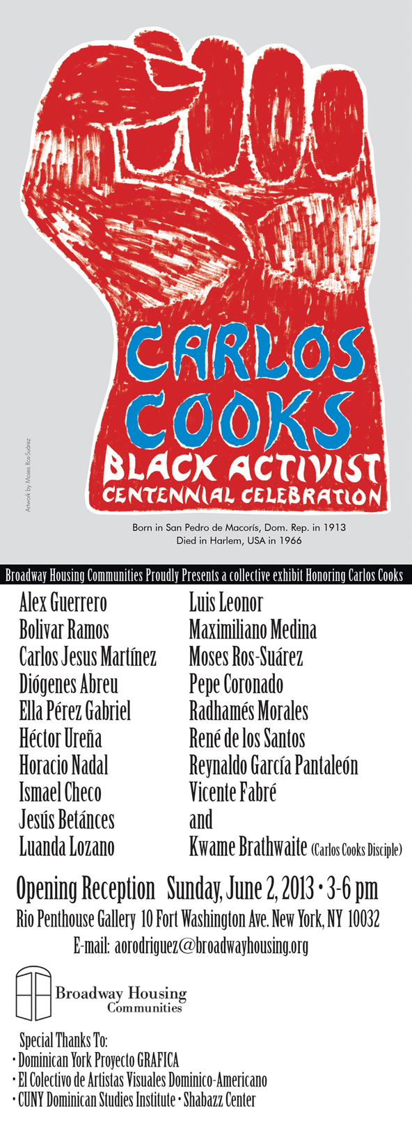 Carlos Cooks – Black Activist Centennial Celebration | CAVDA